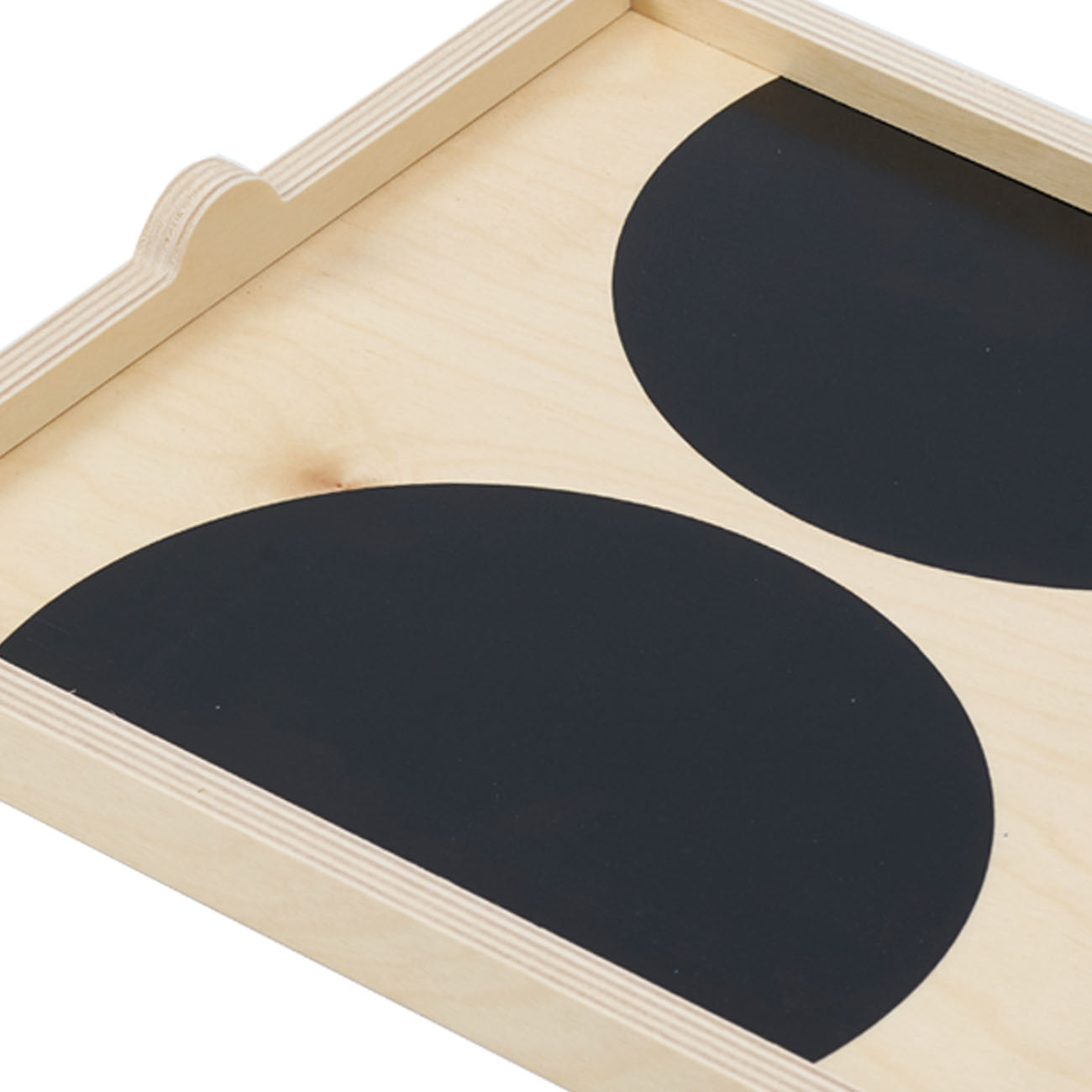 black dot square tray | wolfum