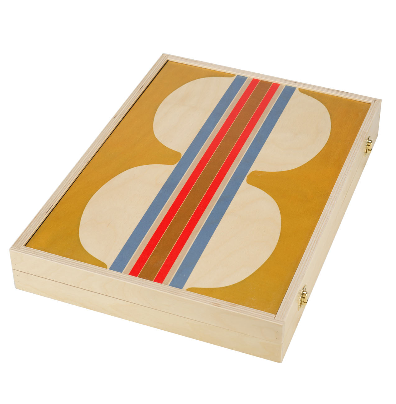 hitchcock yellow tabletop backgammon set | wolfum