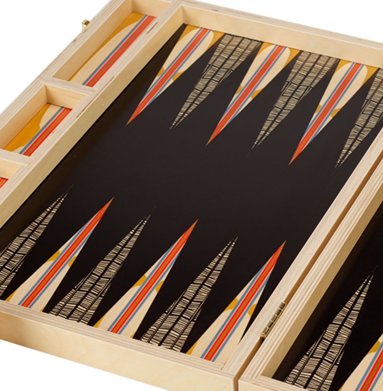 hitchcock yellow tabletop backgammon set | wolfum
