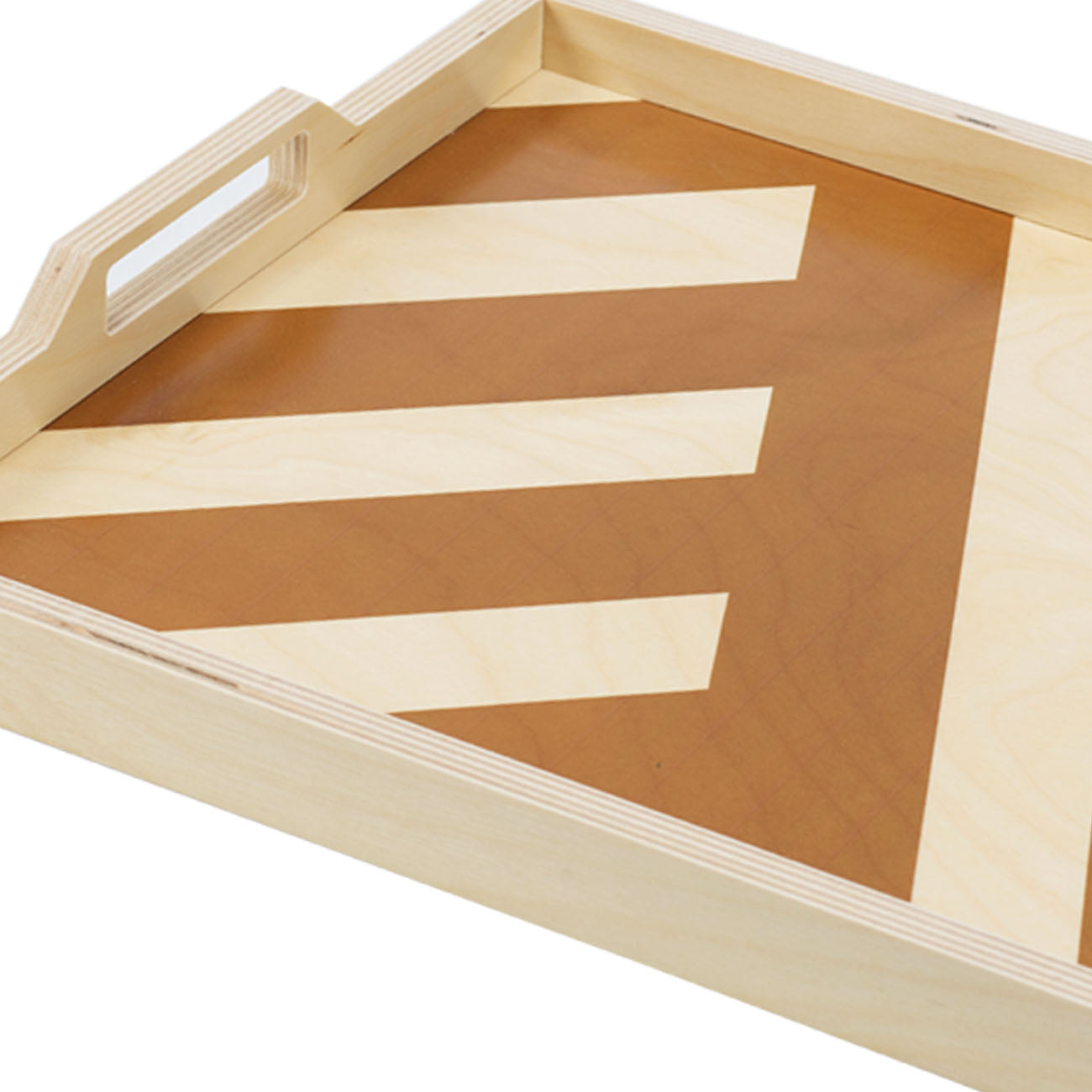 olive stripe serving tray | wolfum